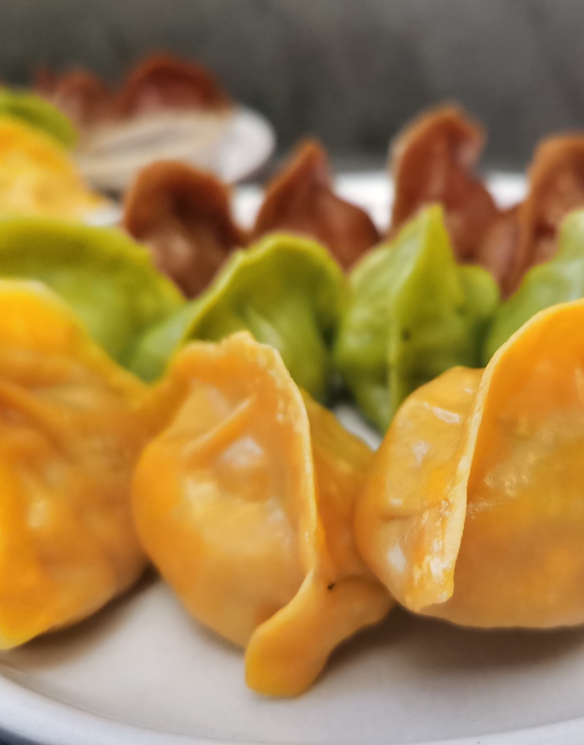 Vegetarian Dumplings from Dumpling King - Basic Olive Chick